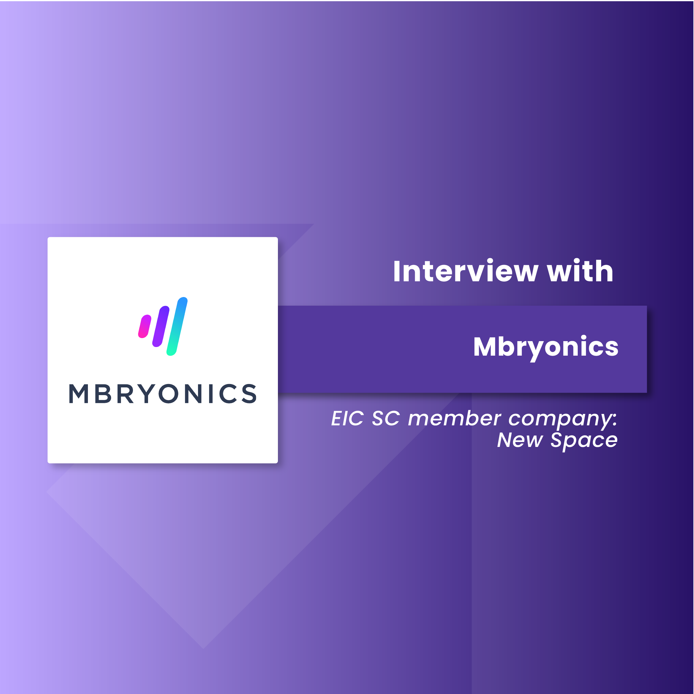 MBRYONICS: Powering Europe’s space ambitions